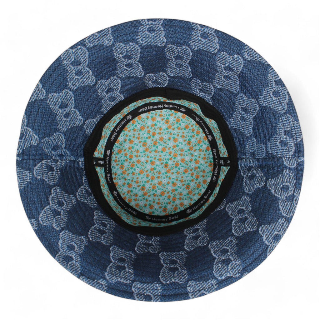 HM-031 CHECKED BEAR BLUE – Henney Bear